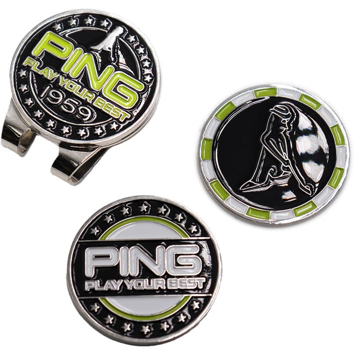 PING Japan Exclusive AC-N2302 American Double Ball Marker - PING
